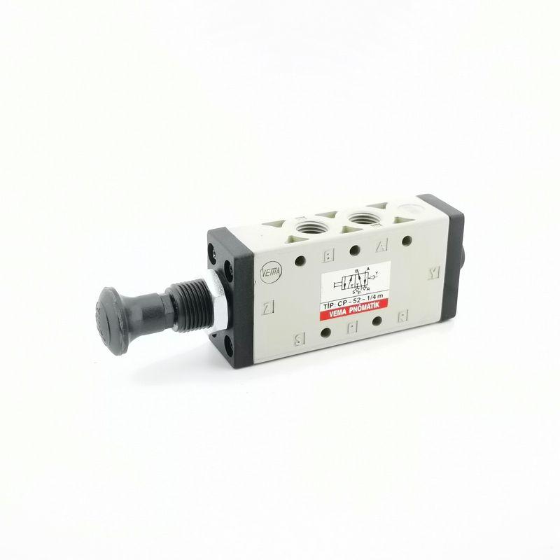 CP-52-1/4 1/4" - 5/2 ÇEKME - HAVA VALF - VEMA Pnömatik